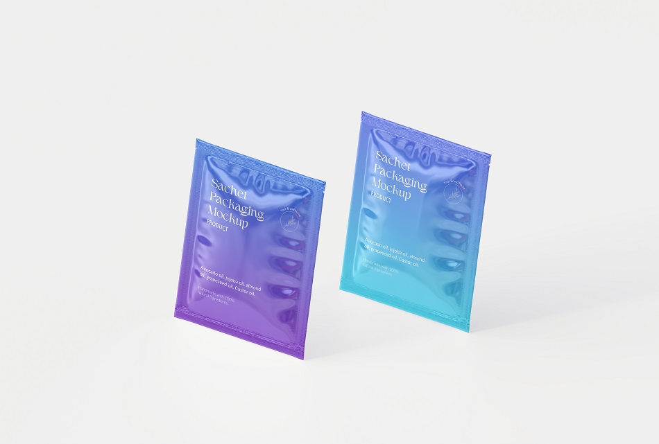 Free Sachet Packaging Mockup – Graphicgata